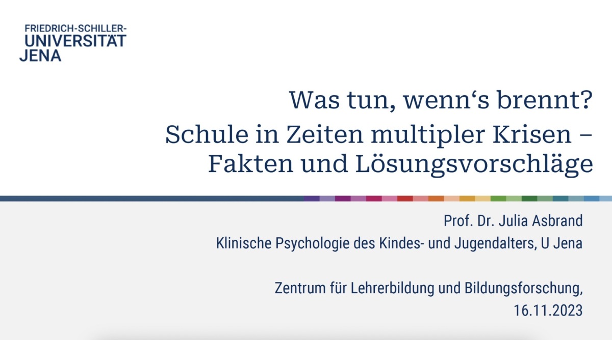 Schule in Zeiten multipler Krisen